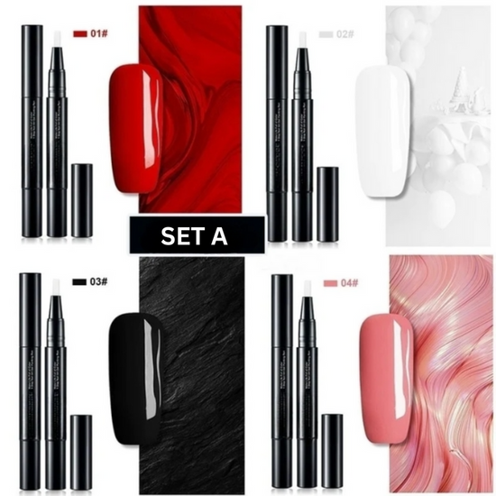 NailFlex™ (set of 4) Nail art for clear and precise designs – Luc ...